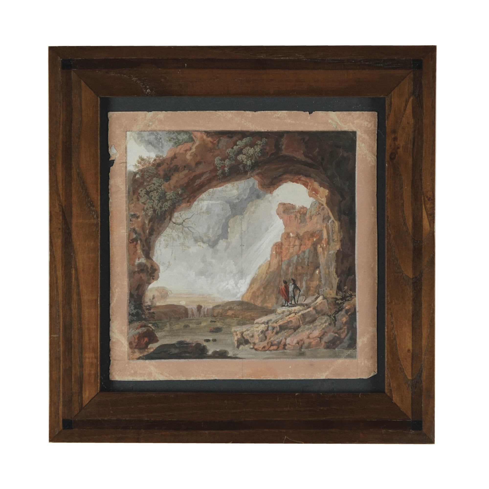 Jean-Pierre-Louis-Laurent Hoüel | La Grotta di Nettuno a Tivoli | MutualArt