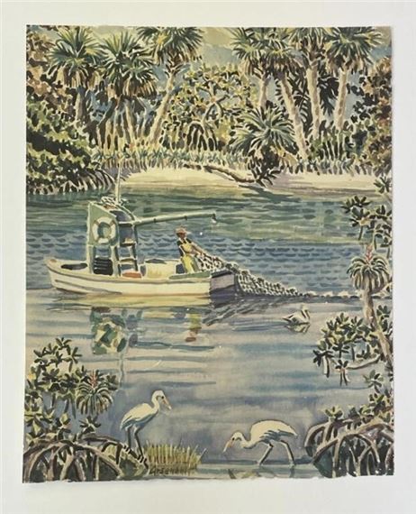 Paul Arsenault | Fishing on the Inland Waterways | MutualArt