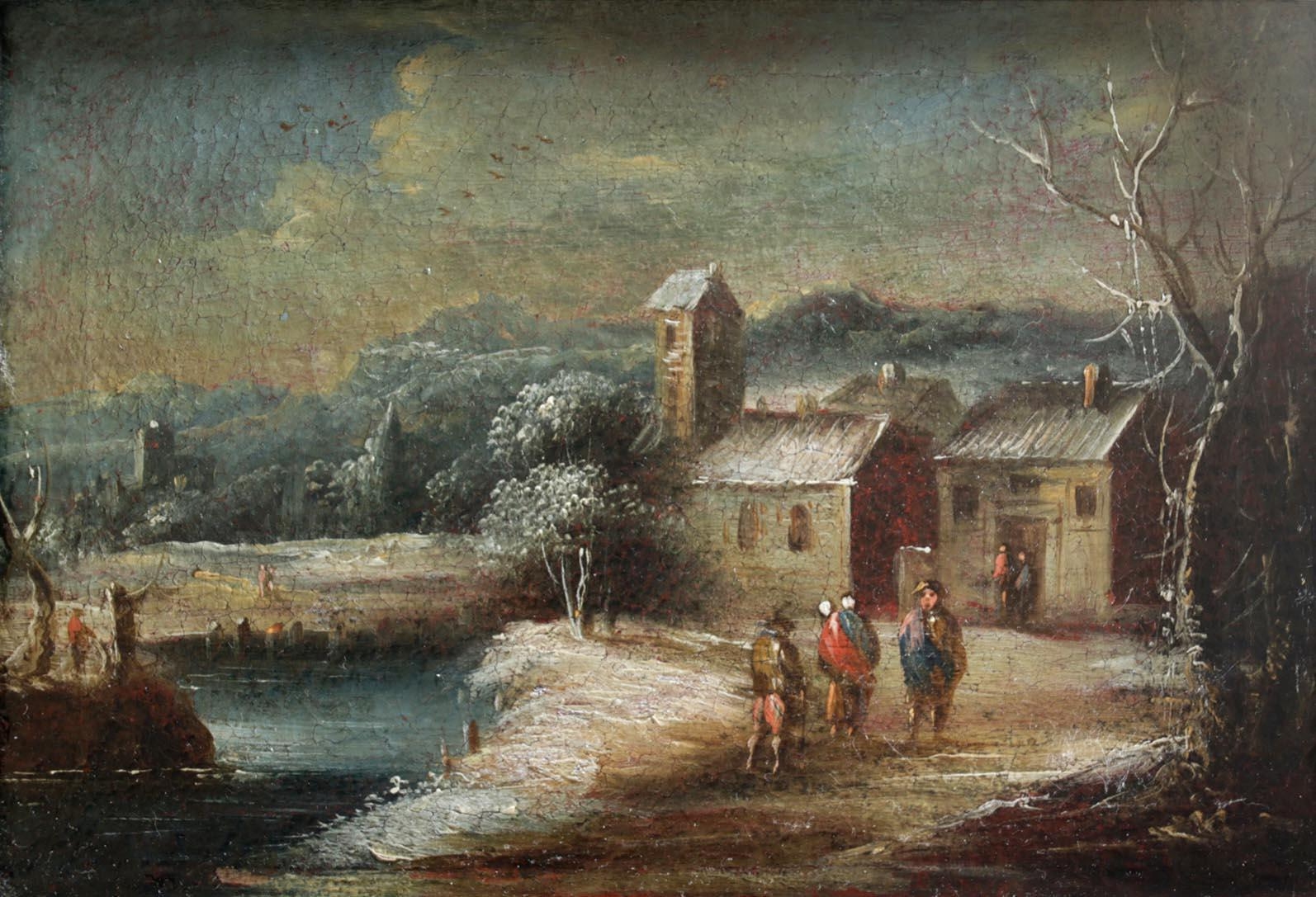 David Teniers the Younger | Village view in winter | MutualArt