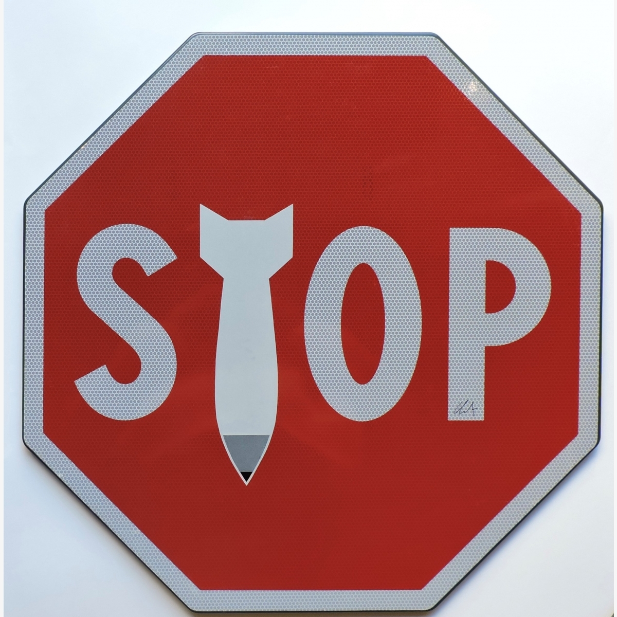 Clet Abraham | Stop Bomb (2022) | MutualArt