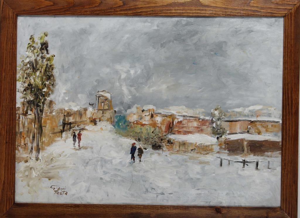 Gianni Testa | Italian street scene painting | MutualArt