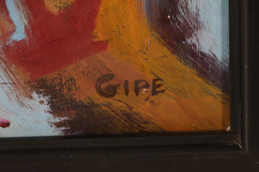 Ora Gipe | 1940's Abstract oil painting (1940) | MutualArt