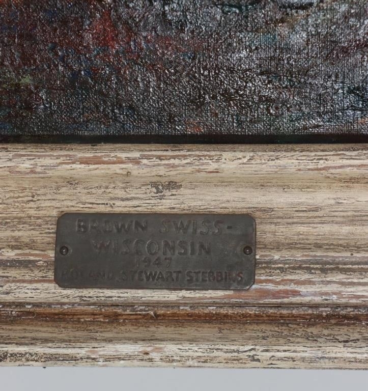 Roland Stewart Stebbins | Brown Swiss, Wisconsin, 1947 (1947) | MutualArt