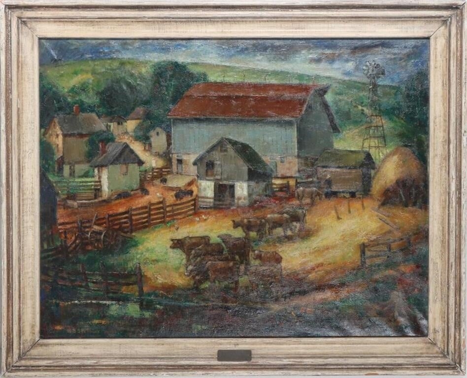 Roland Stewart Stebbins | Brown Swiss, Wisconsin, 1947 (1947) | MutualArt