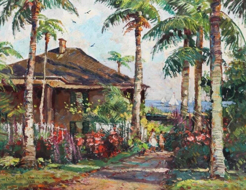 Wayne Beam Morrell | Cottage in Palm Beach | MutualArt