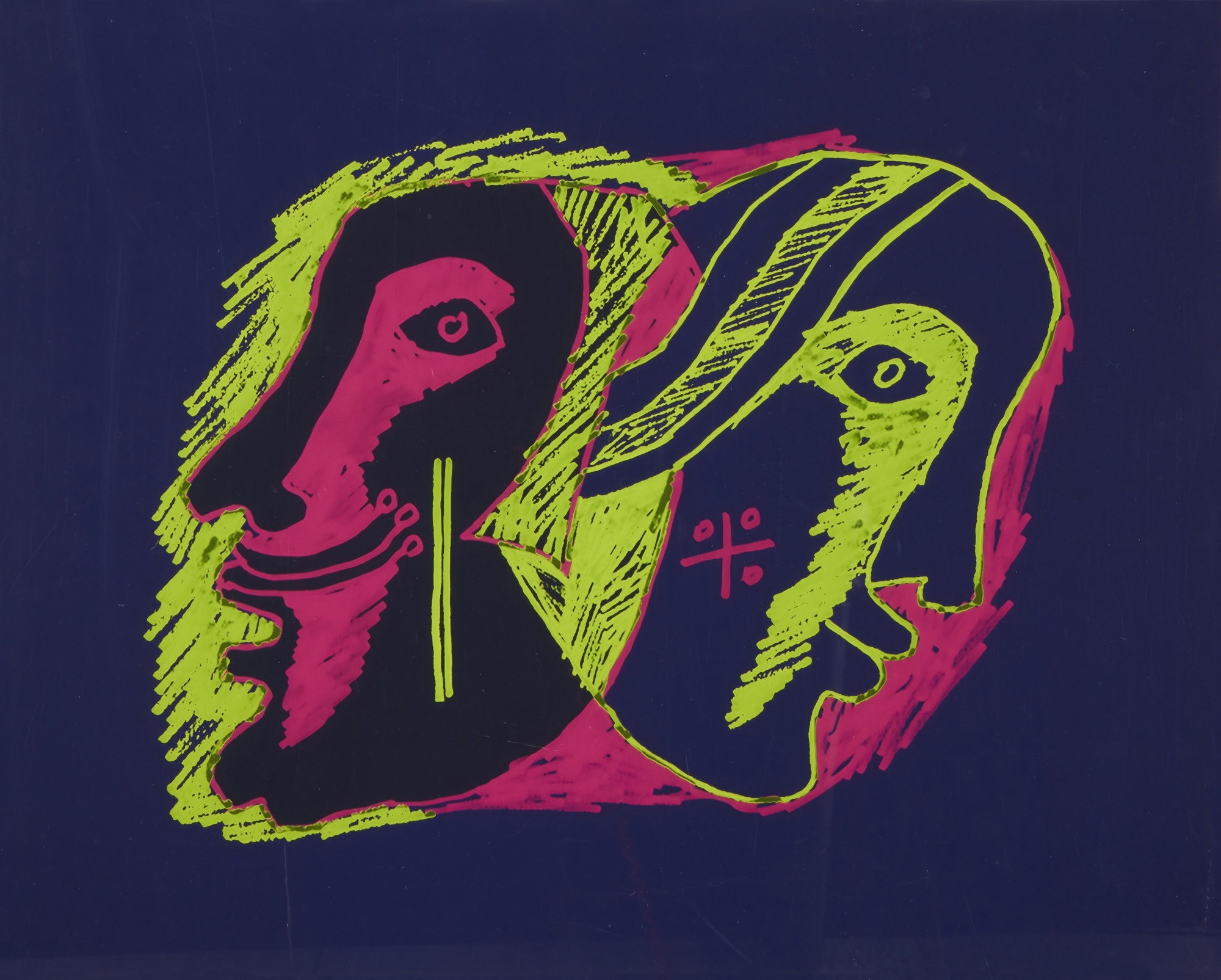 Maqbool Fida Husain | DUALFACED | MutualArt