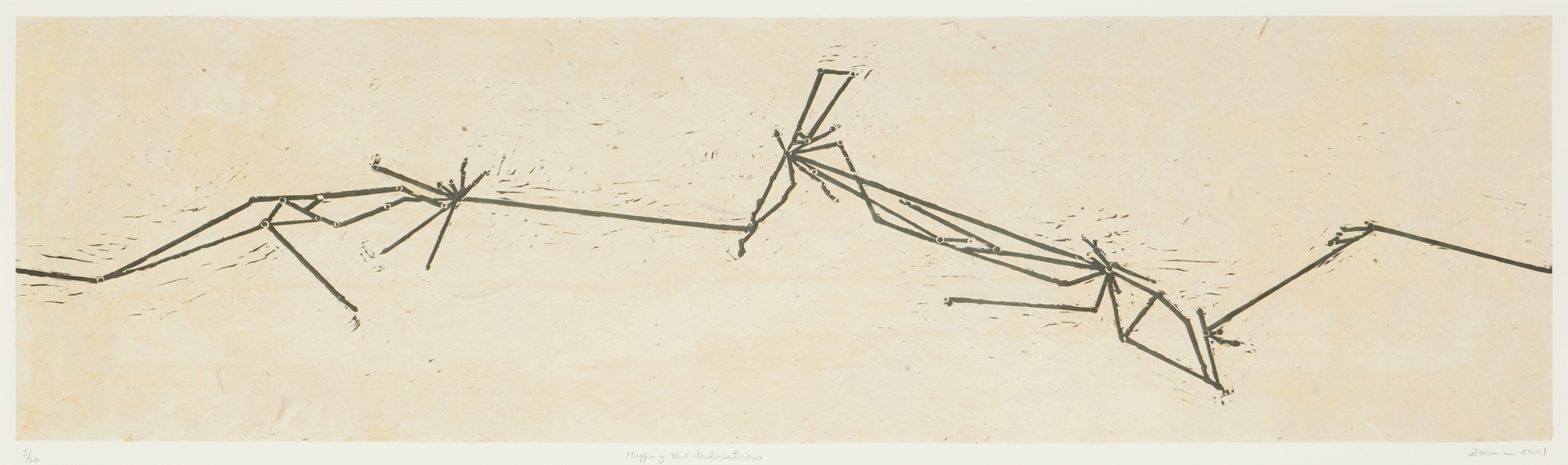 Zarina Hashmi | Mapping the Dislocations (2001) | MutualArt