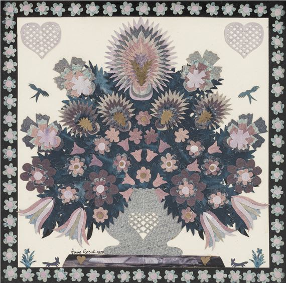 Anne Rosat | Bouquet rouge (1978) | MutualArt