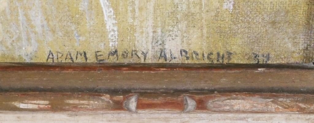 Adam Emory Albright | young girl holding flowers | MutualArt