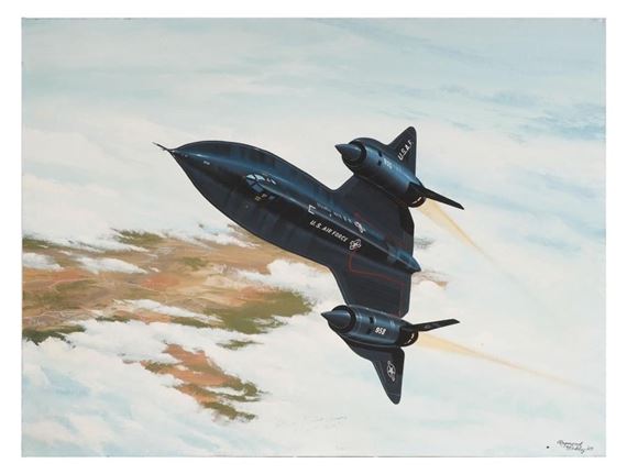 Raymond Waddey | SR-71 Blackbird | MutualArt