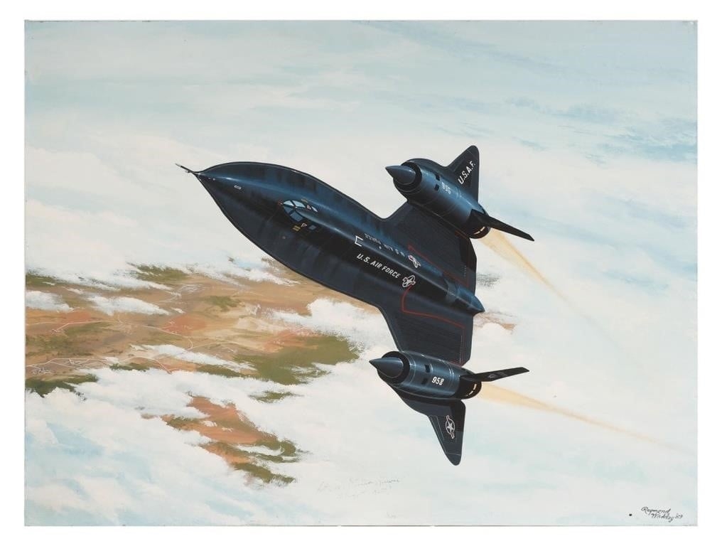 Raymond Waddey | SR-71 Blackbird | MutualArt