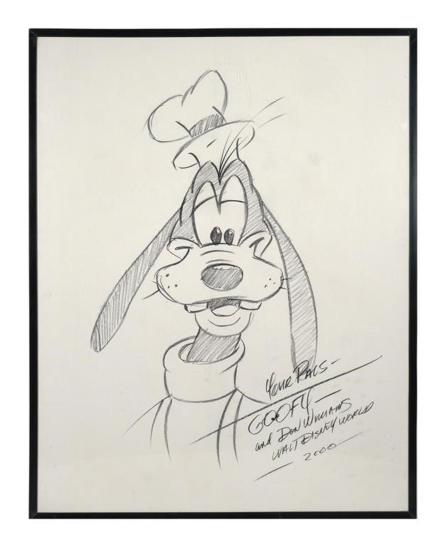 Don Williams | Disney Goofy Sketch | MutualArt