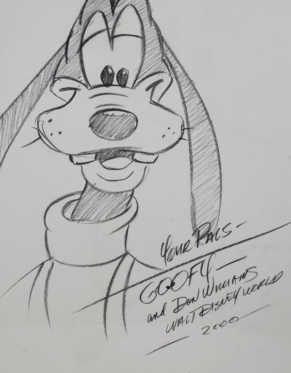 Don Williams | Disney Goofy Sketch | MutualArt