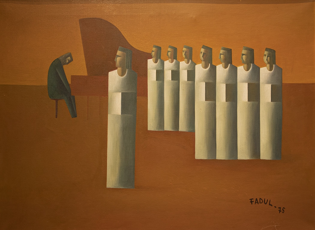 Angel Fadul | El coro (75) | MutualArt