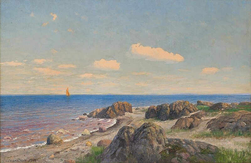 Nils Hansteen | Kystlandskap 1898 (1898) | MutualArt