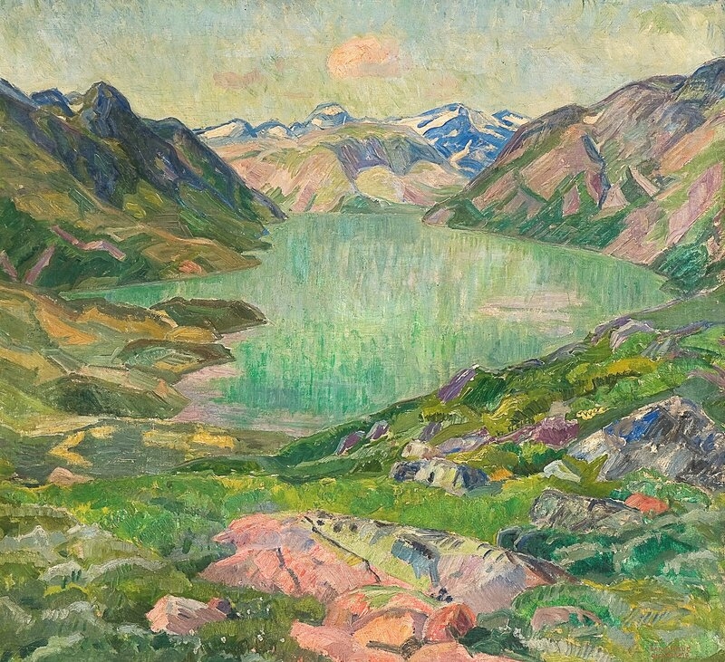 Lars Jorde | Vinterlandskap (1912) | MutualArt