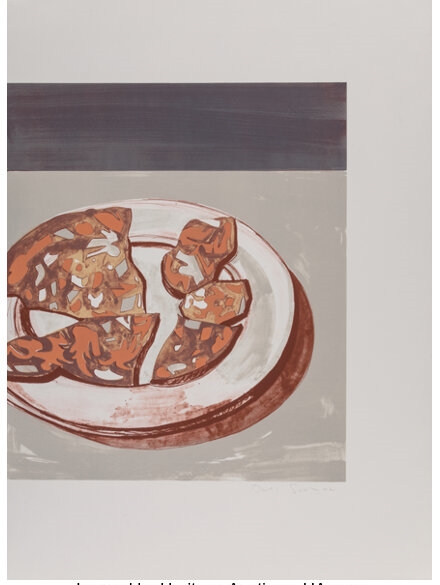 David Salle | Salami with Landscape (2002) | MutualArt