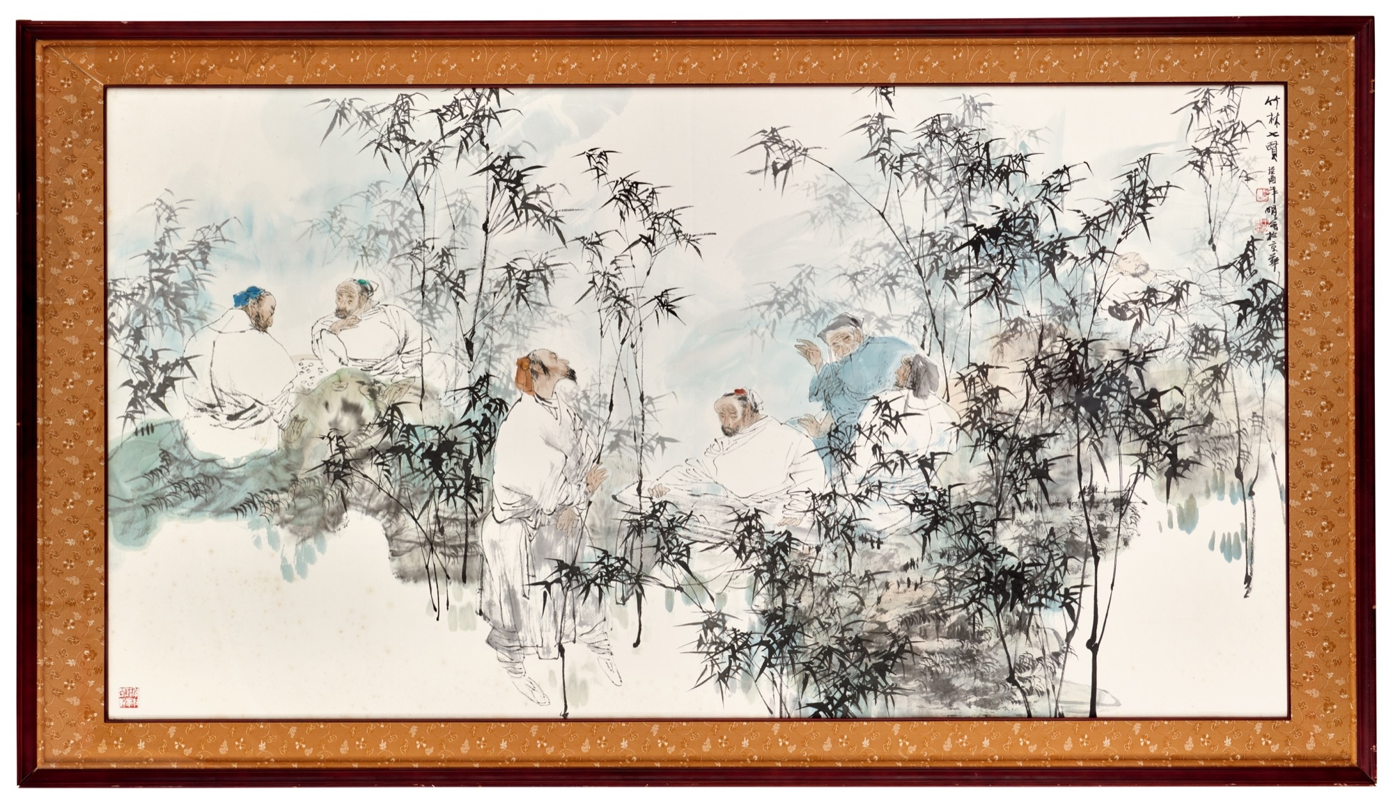 Wang Mingming | Seven Sages of the Bamboo Grove (1993) | MutualArt