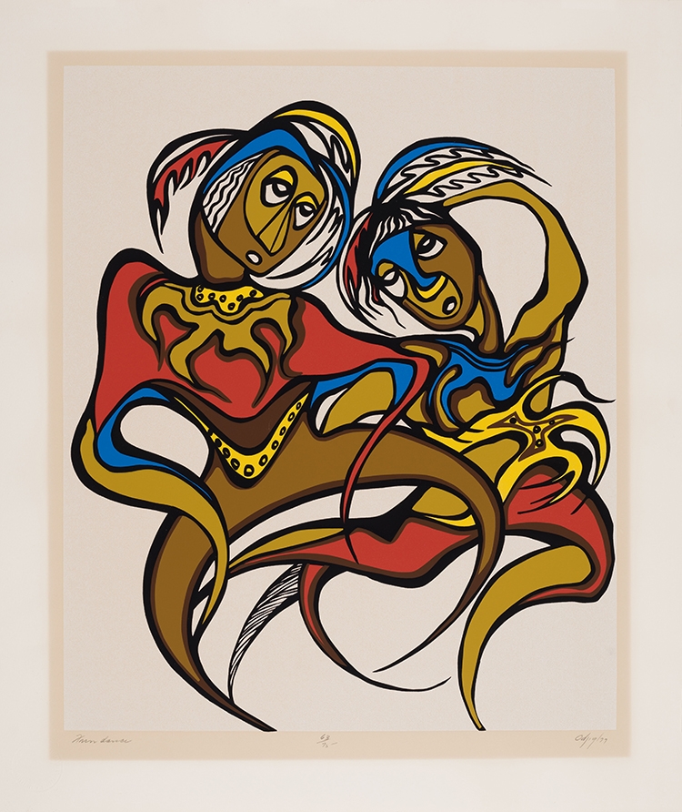 Daphne Odjig | Drum Dance (1977) | MutualArt