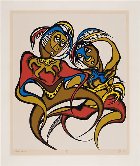 Daphne Odjig | Drum Dance (1977) | MutualArt