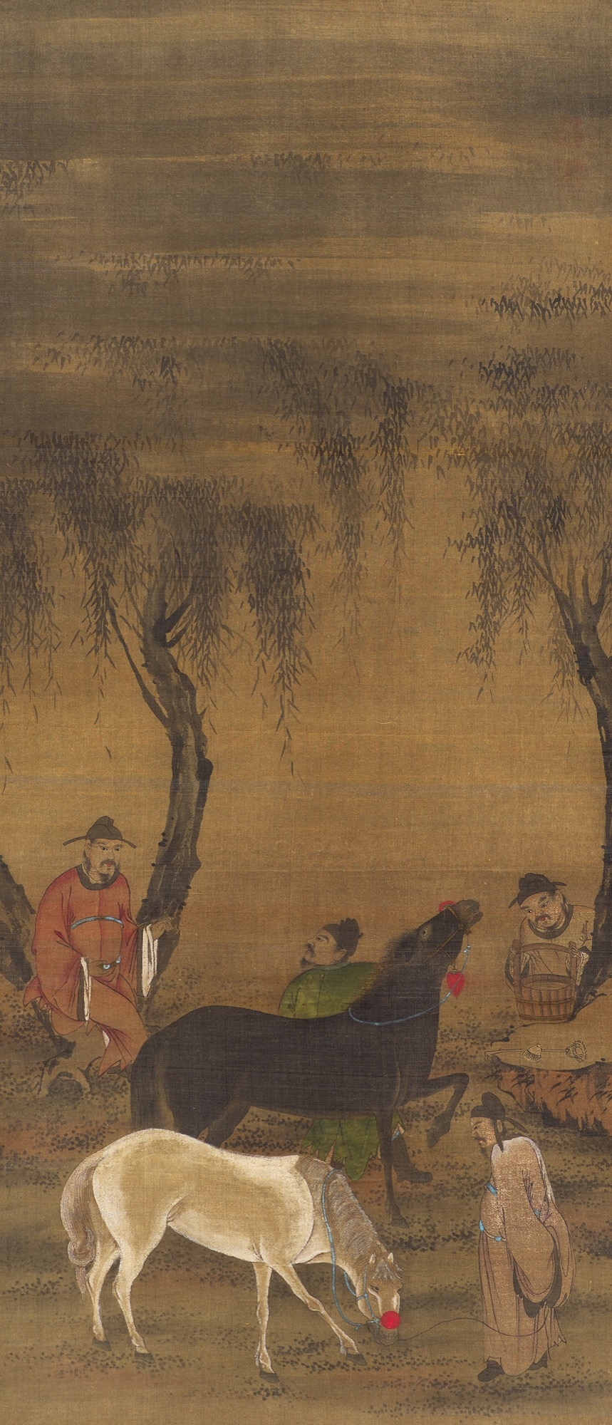 Zhao Mengfu | Resting Horse under Willow | MutualArt