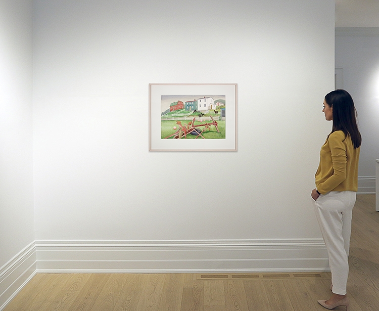 Doris McCarthy | Neighbours, Calvert, Newfoundland (1981) | MutualArt