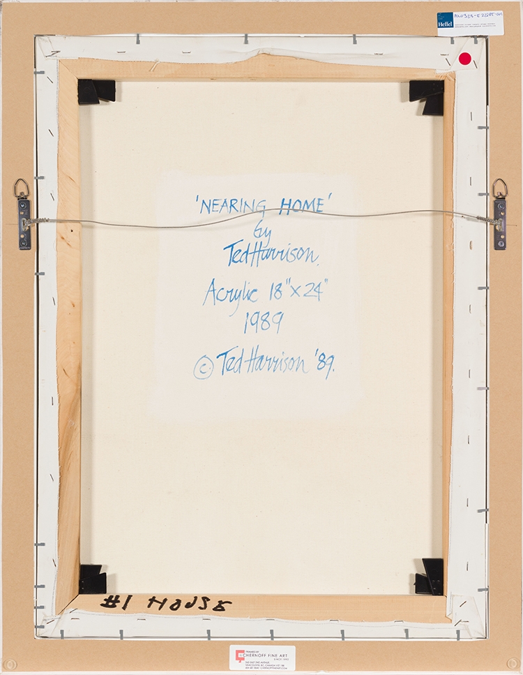 Ted Harrison | Nearing Home (1989) | MutualArt