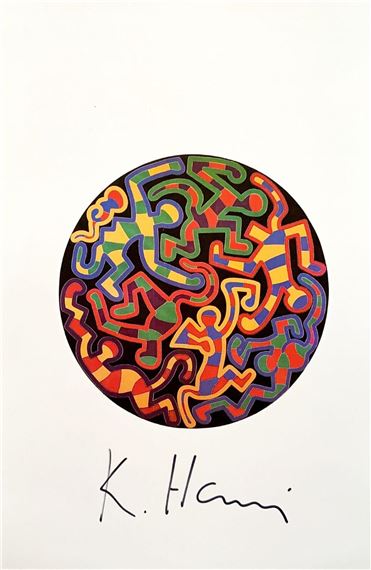 Keith Haring | Hand Signed Offset | MutualArt