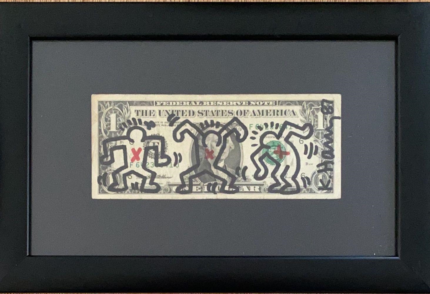 Keith Haring | One Dollar Bill (1987) | MutualArt