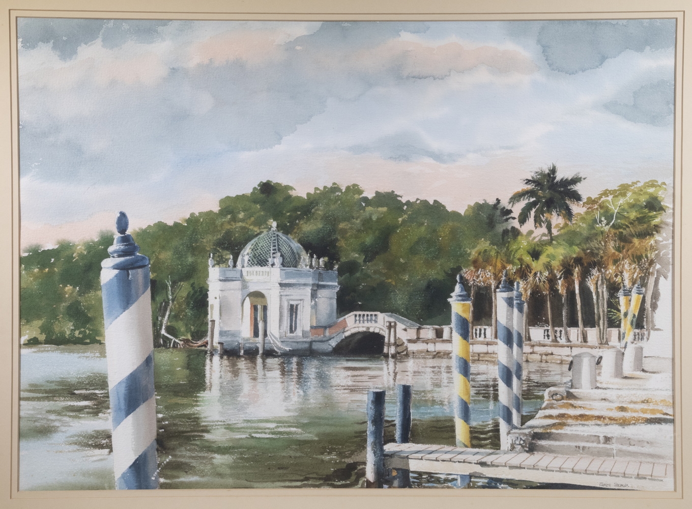 James Seeman | Florida Venetian Style Pier | MutualArt