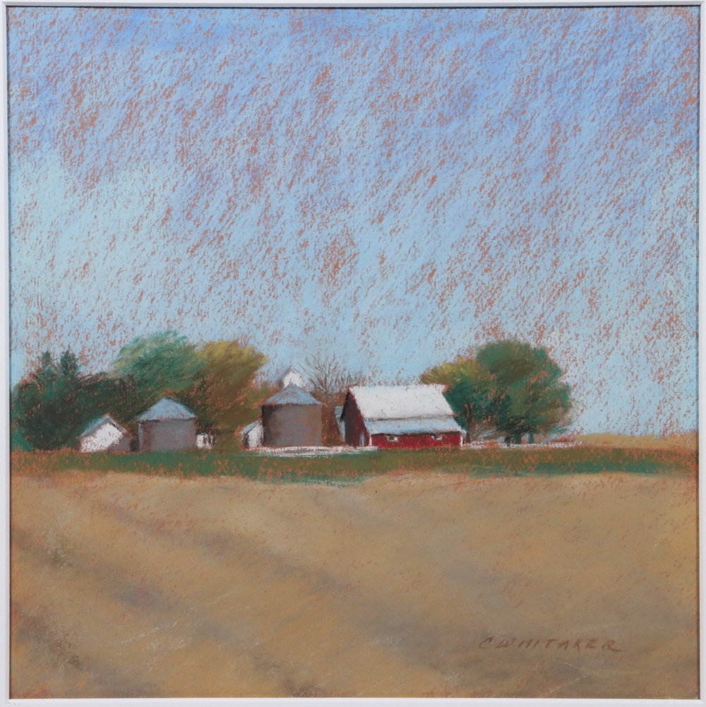Carolyn Whittaker | Small Town Farm with Windmill | MutualArt