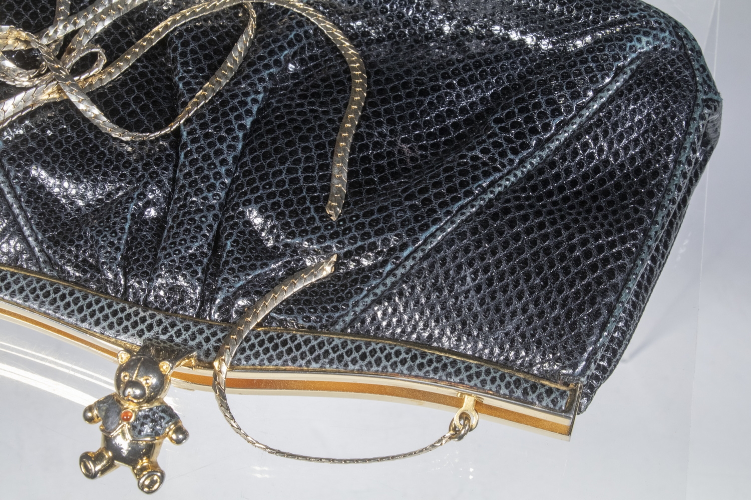 Judith Leiber | Vintage Karung Lizard Skin Purse by Judith Leiber ...