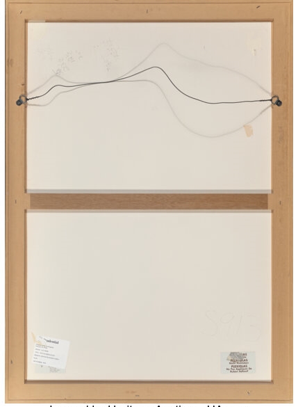 Pat Steir | Yellow Bridge in the Rain After Van Gogh #5 (1985) | MutualArt