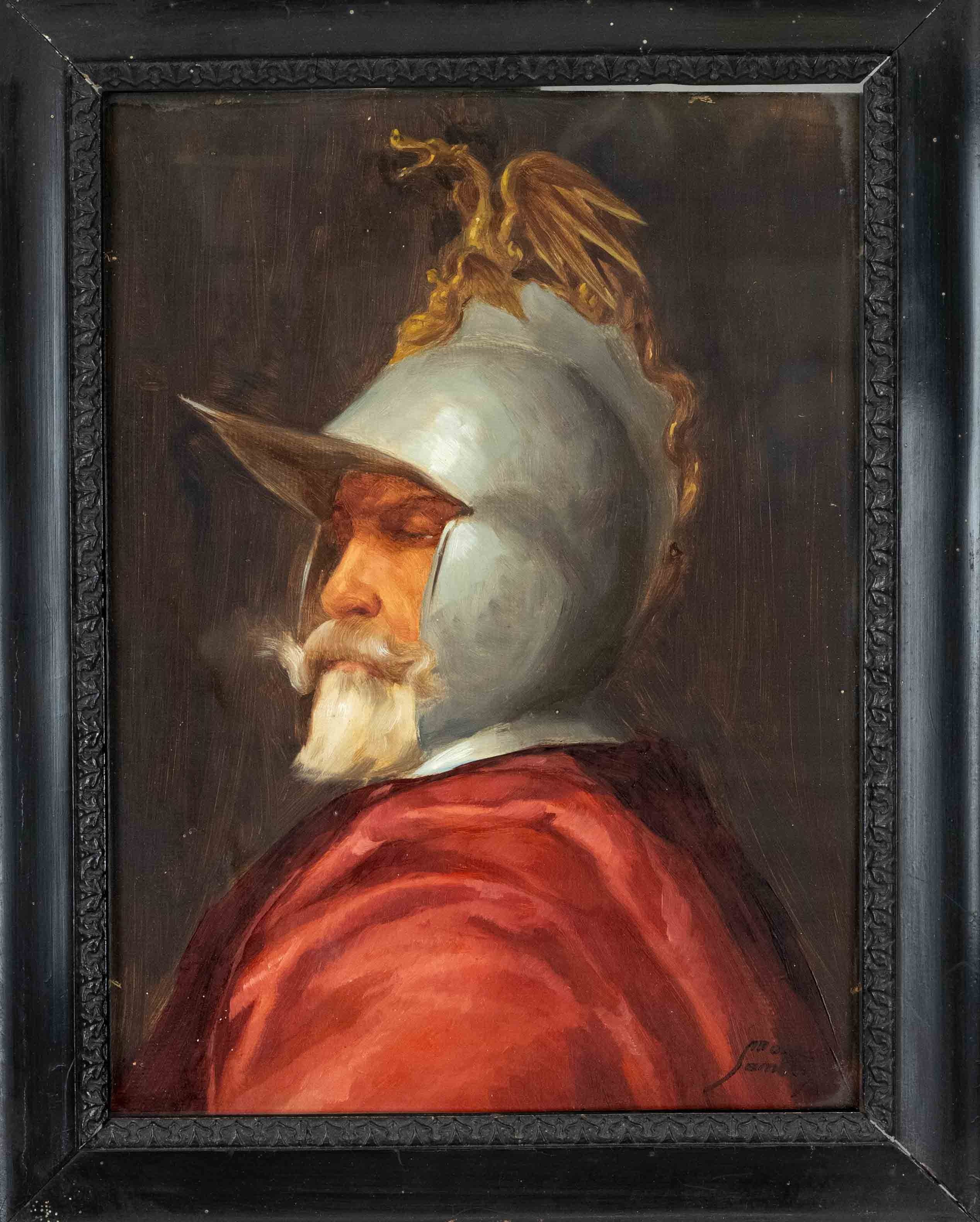 Max Sandor | Portrait of an Actor in Knight's Costume | MutualArt