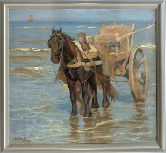 Louis Hartz | Shell Fisherman on the Beach | MutualArt