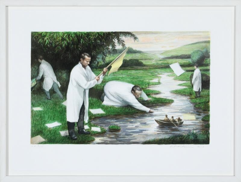 Peter Martensen | Composition with figures (2014) | MutualArt