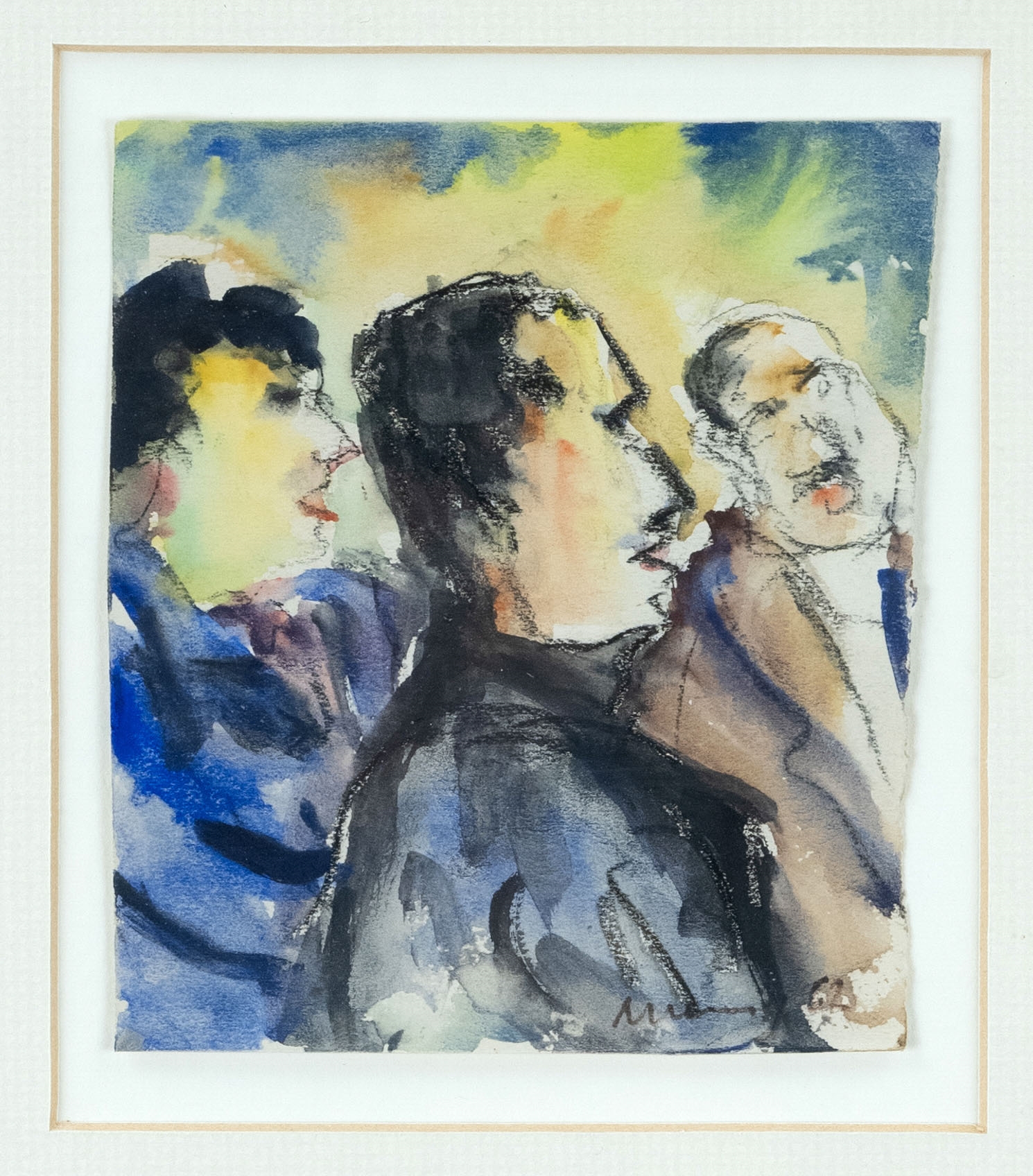 Albert Hennig | Two small figurative representations | MutualArt