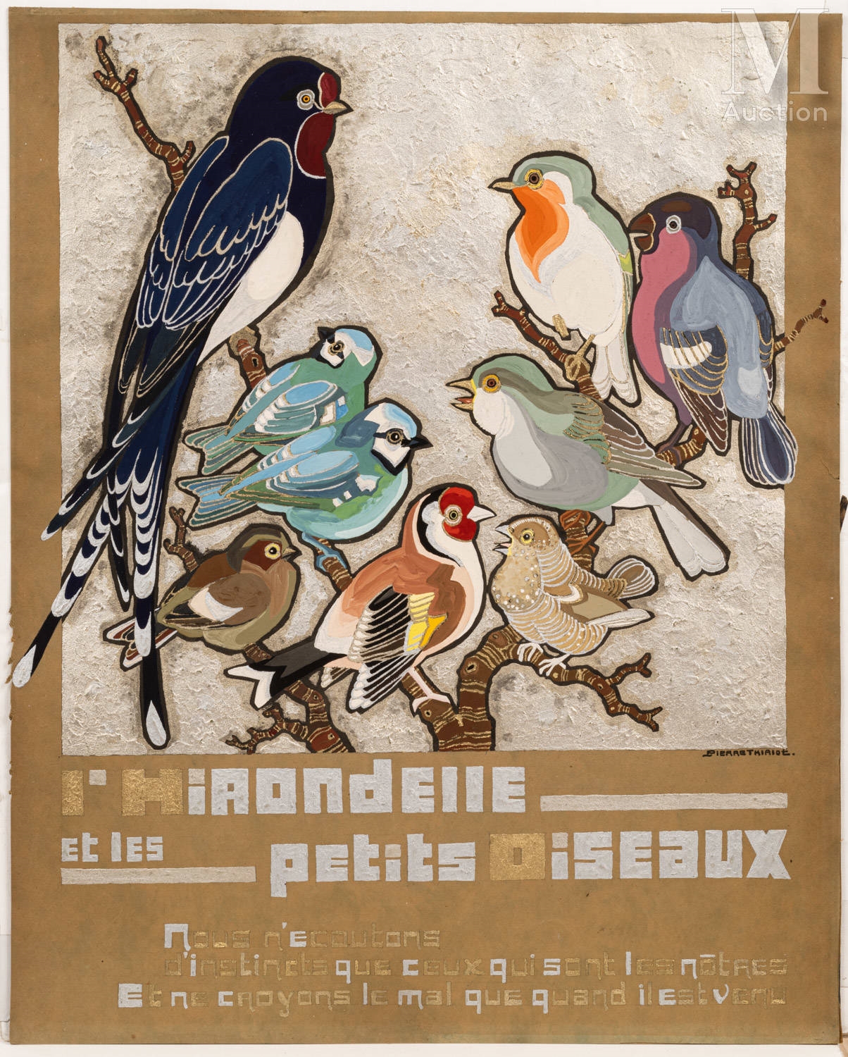 Pierre Thiriot | Les Oiseaux | MutualArt