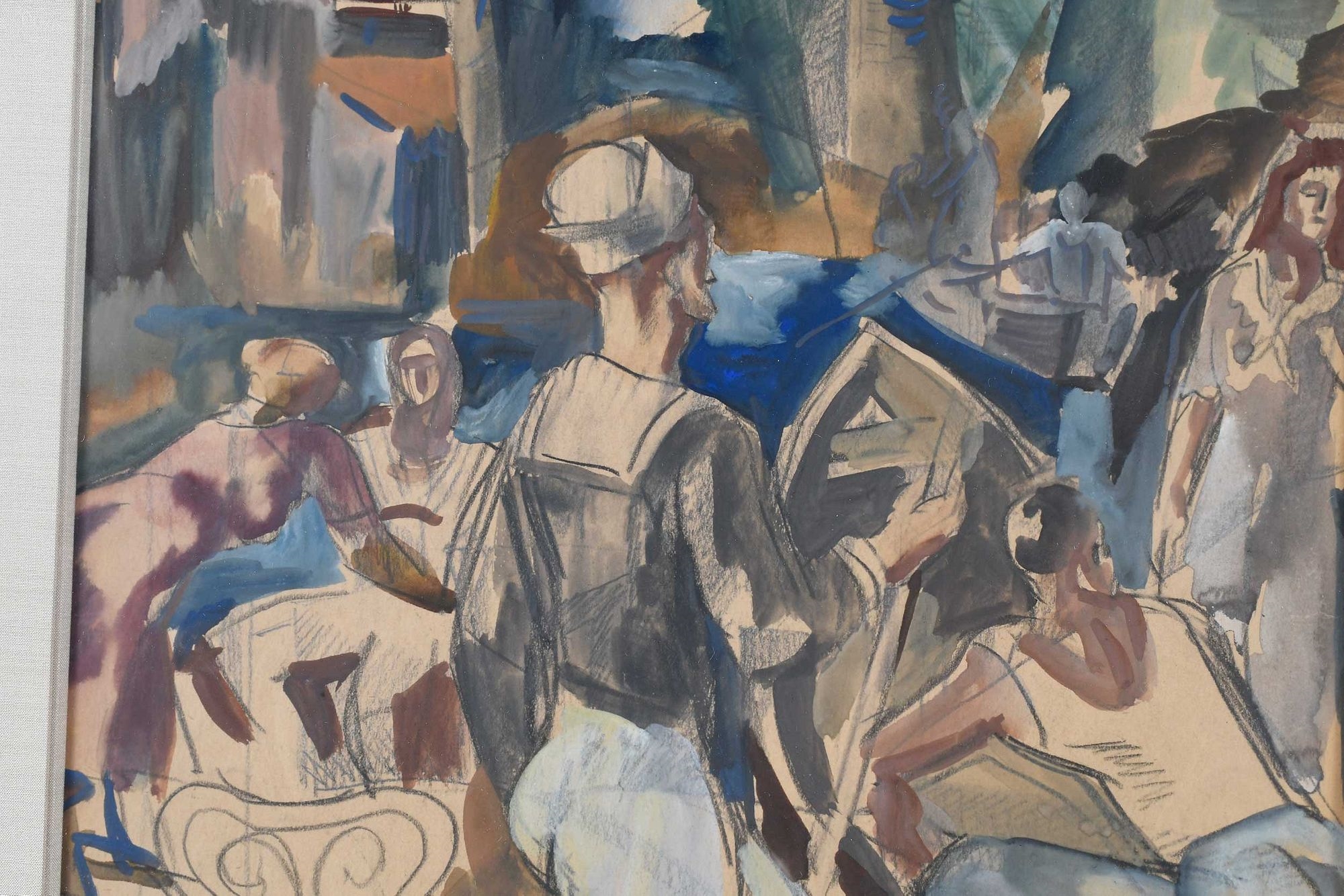 Jan Matulka | Central Park (Circa 1920) | MutualArt