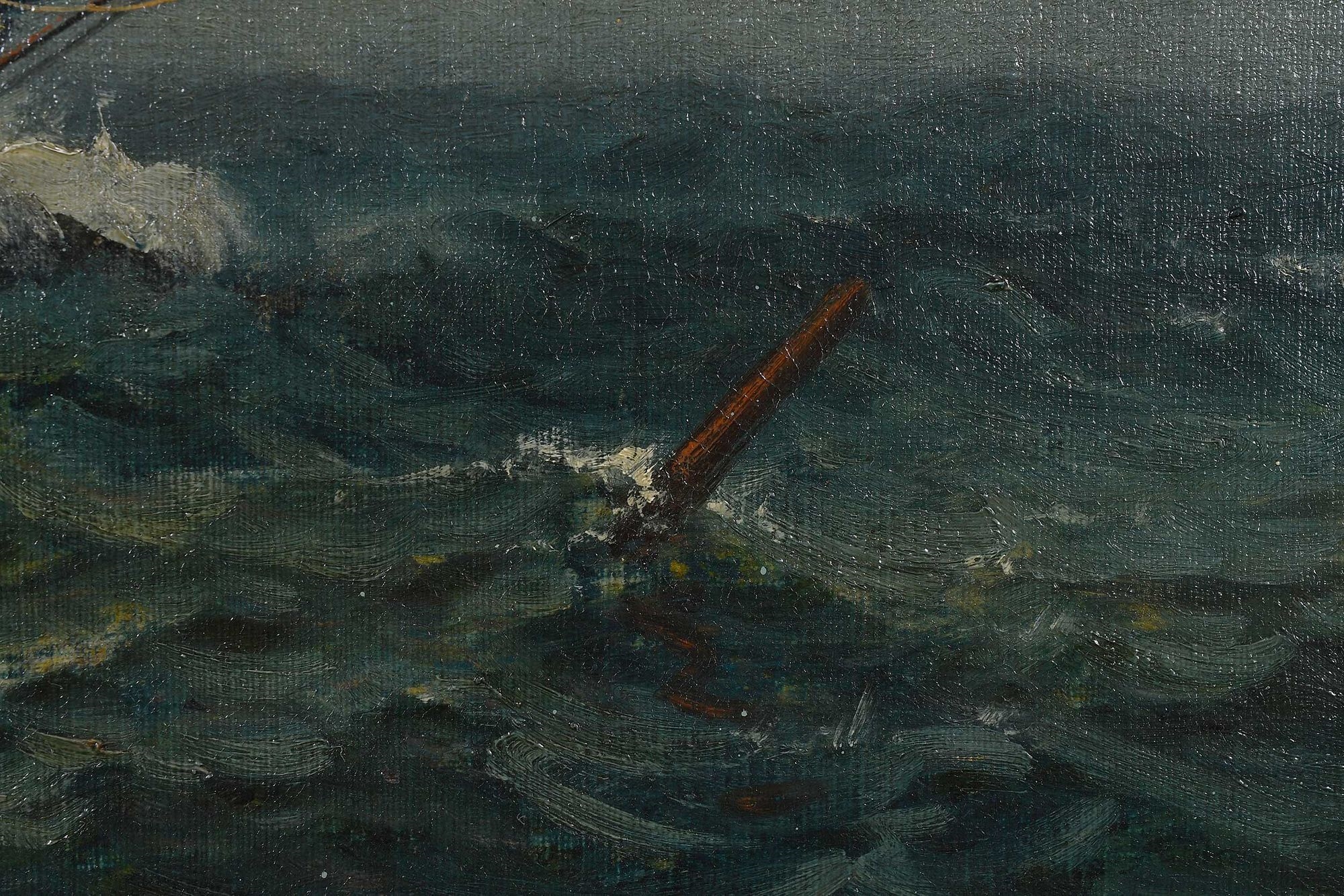 James Gale Tyler | Schooner on Tack | MutualArt