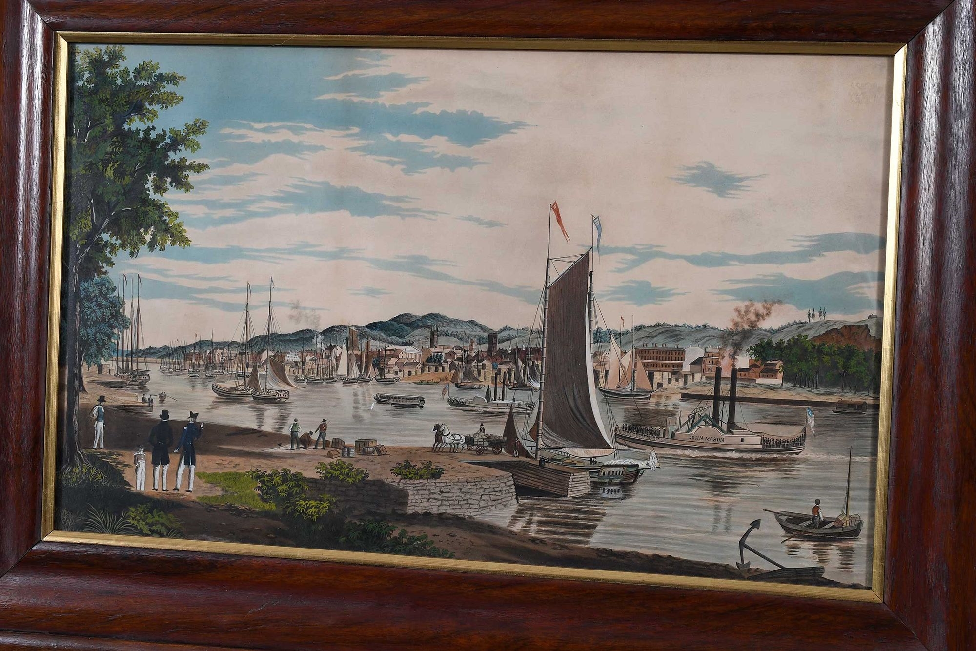 William James Bennett | View of Troy (Circa 1838) | MutualArt