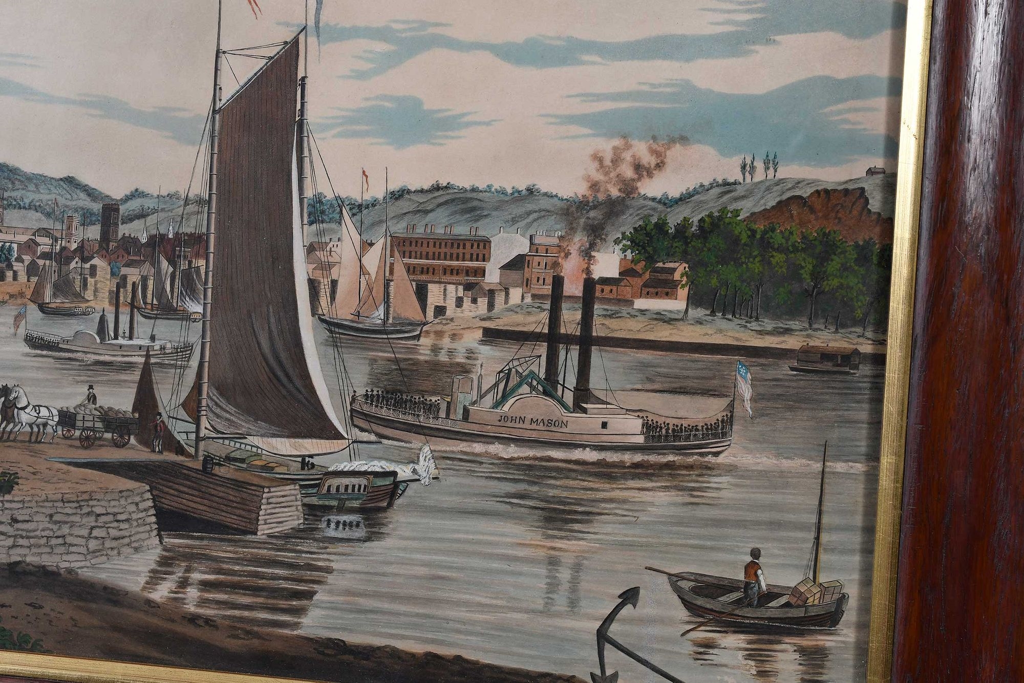 William James Bennett | View of Troy (Circa 1838) | MutualArt