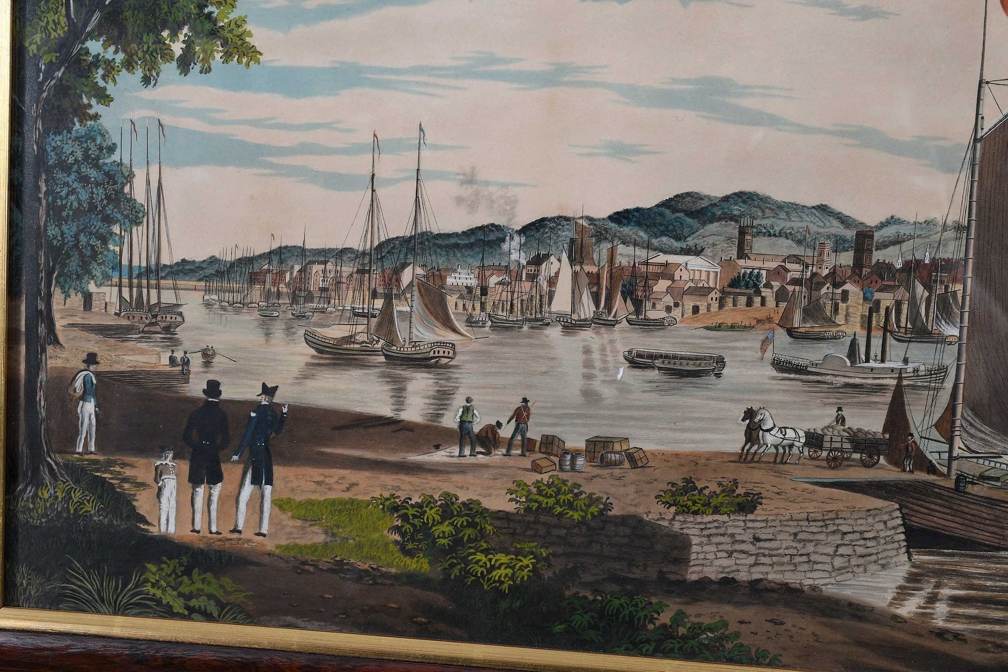 William James Bennett | View of Troy (Circa 1838) | MutualArt