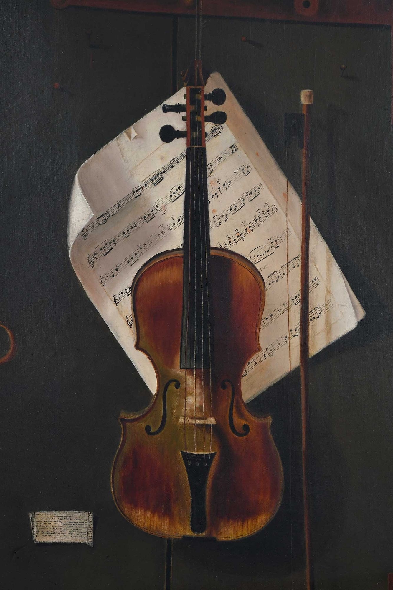 William Michael Harnett | The Old Violin (19th Century) | MutualArt