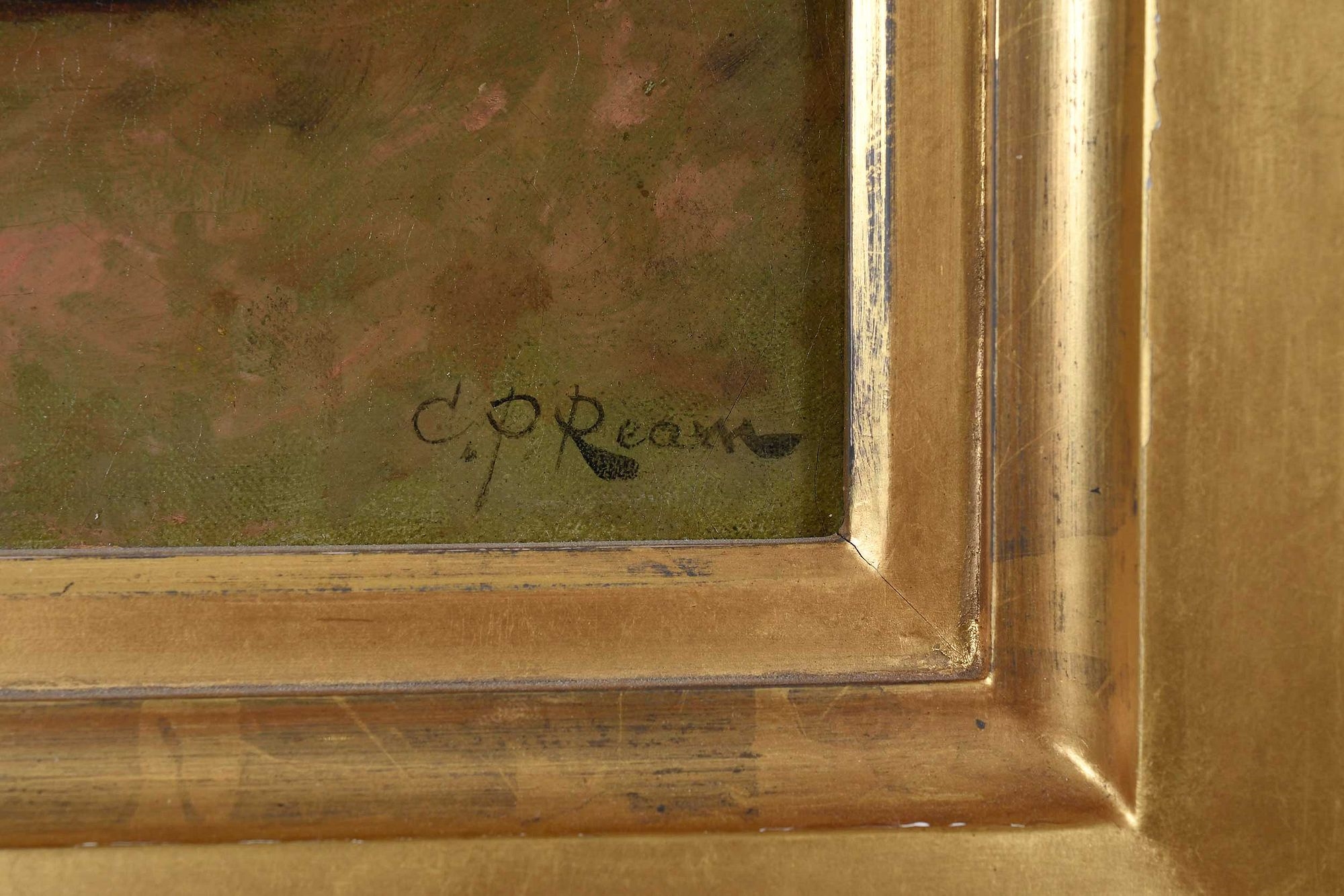 Carducius Plantagenet Ream | Still Life with Peach and Grapes (Circa ...