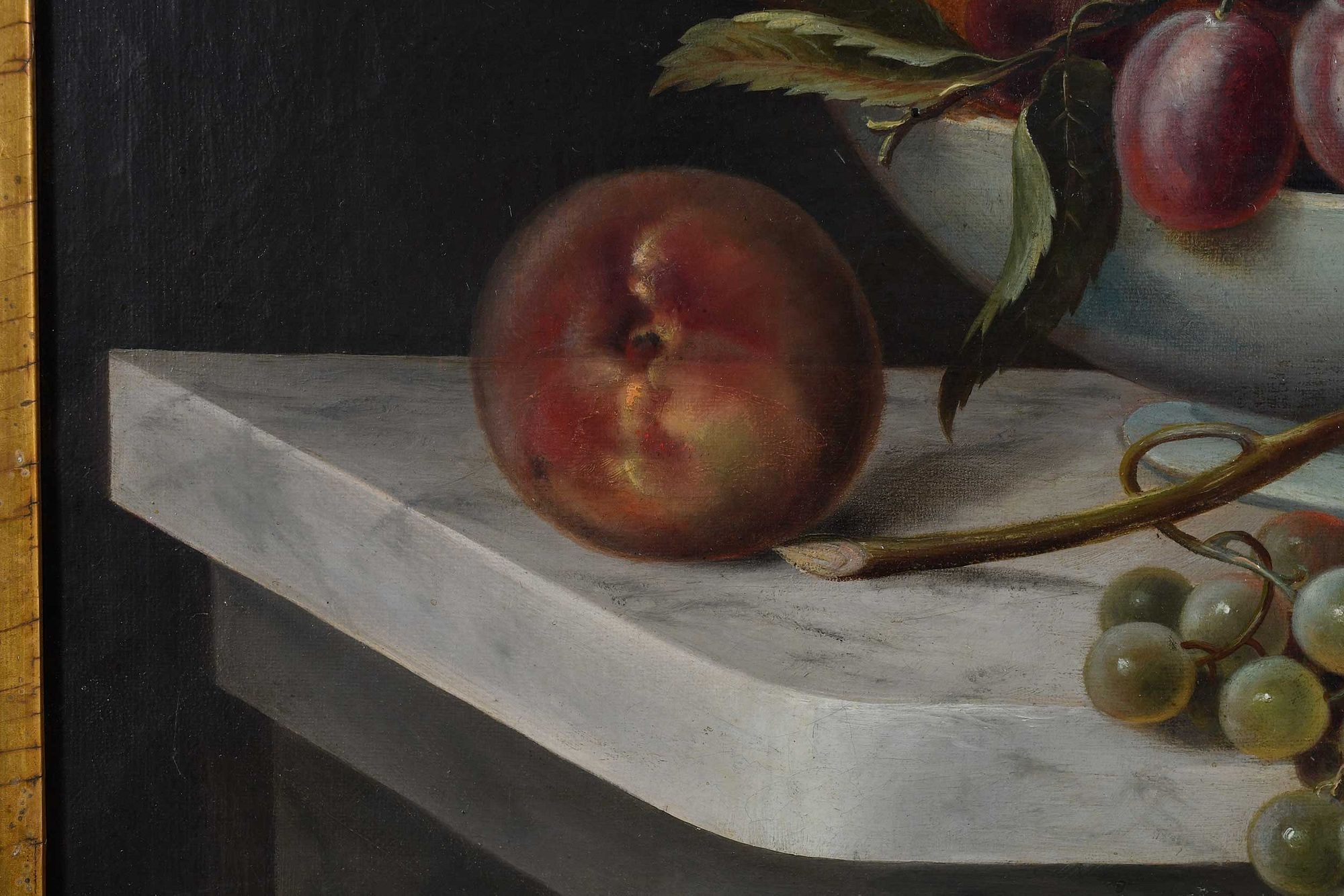 American School, 19th Century | Still Life with Plums (19th Century) | MutualArt