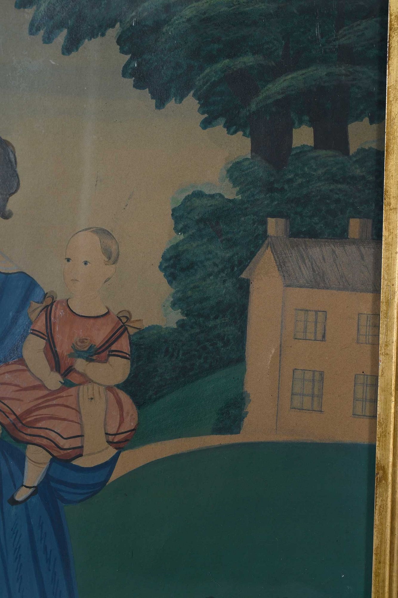 American School, 18th Century | Pair of Primitive Family Portraits ...