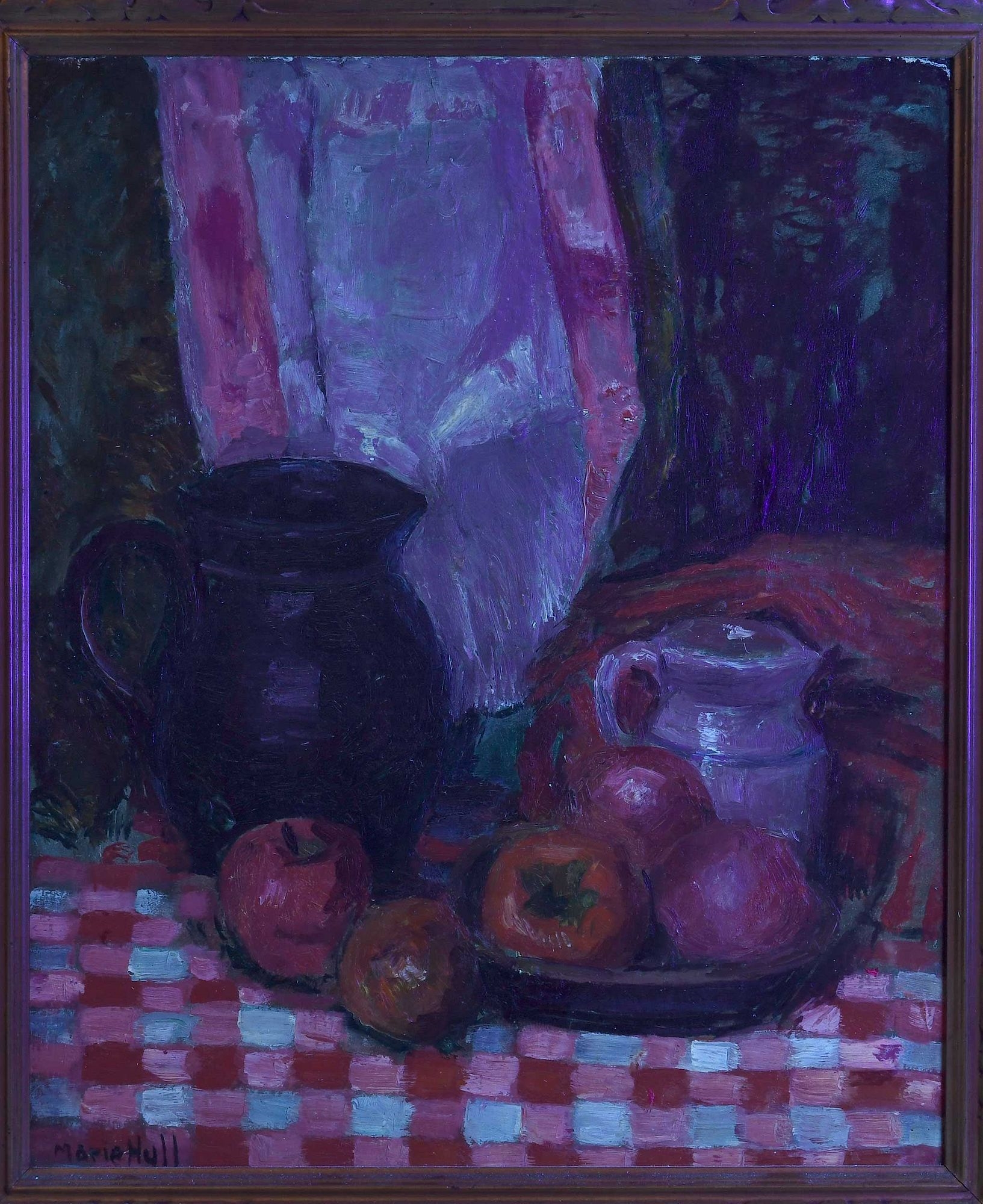 Marie Atkinson Hull | Still Life with Checkered Cloth | MutualArt