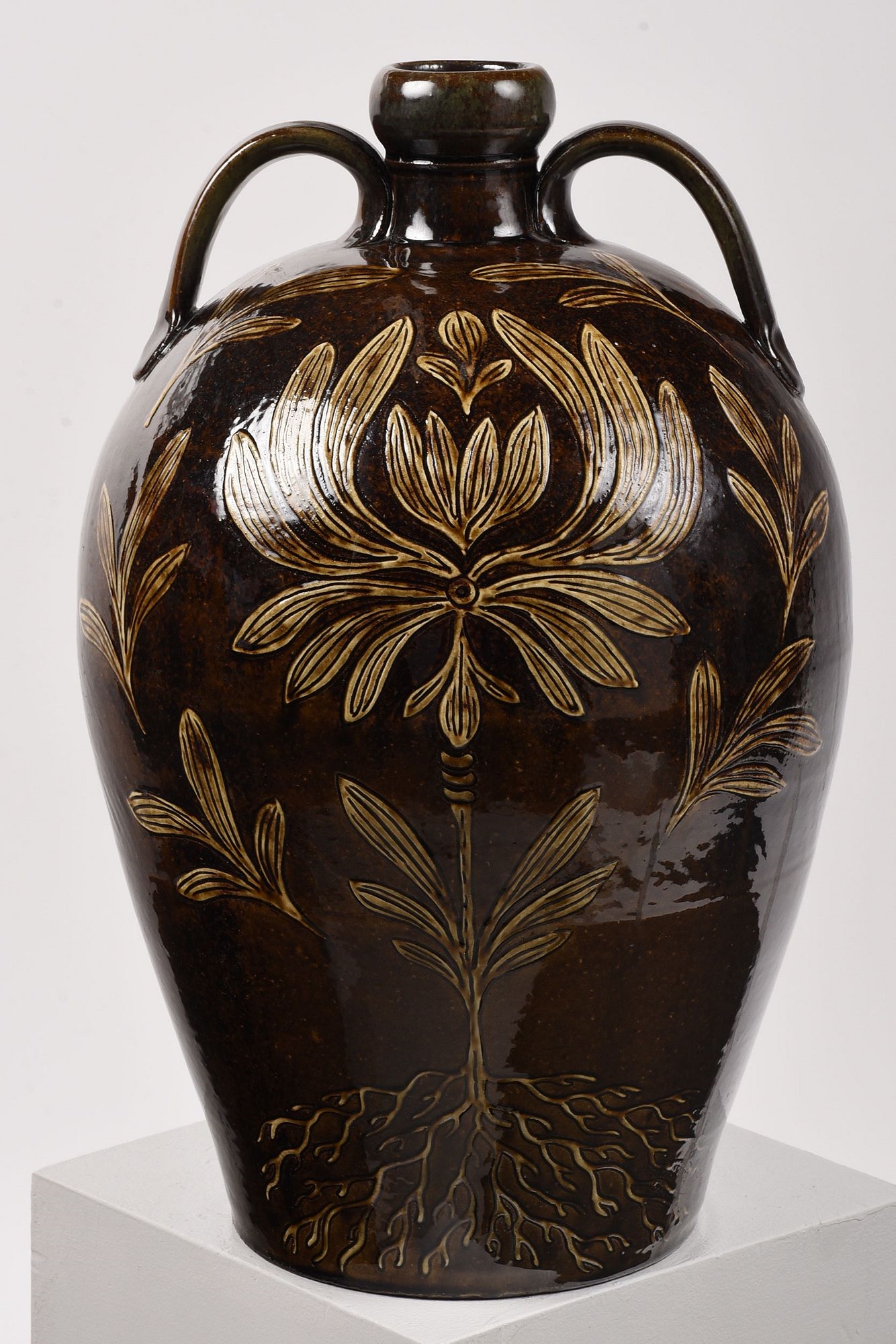 Matt Jones | Slip Two Handle Jug | MutualArt