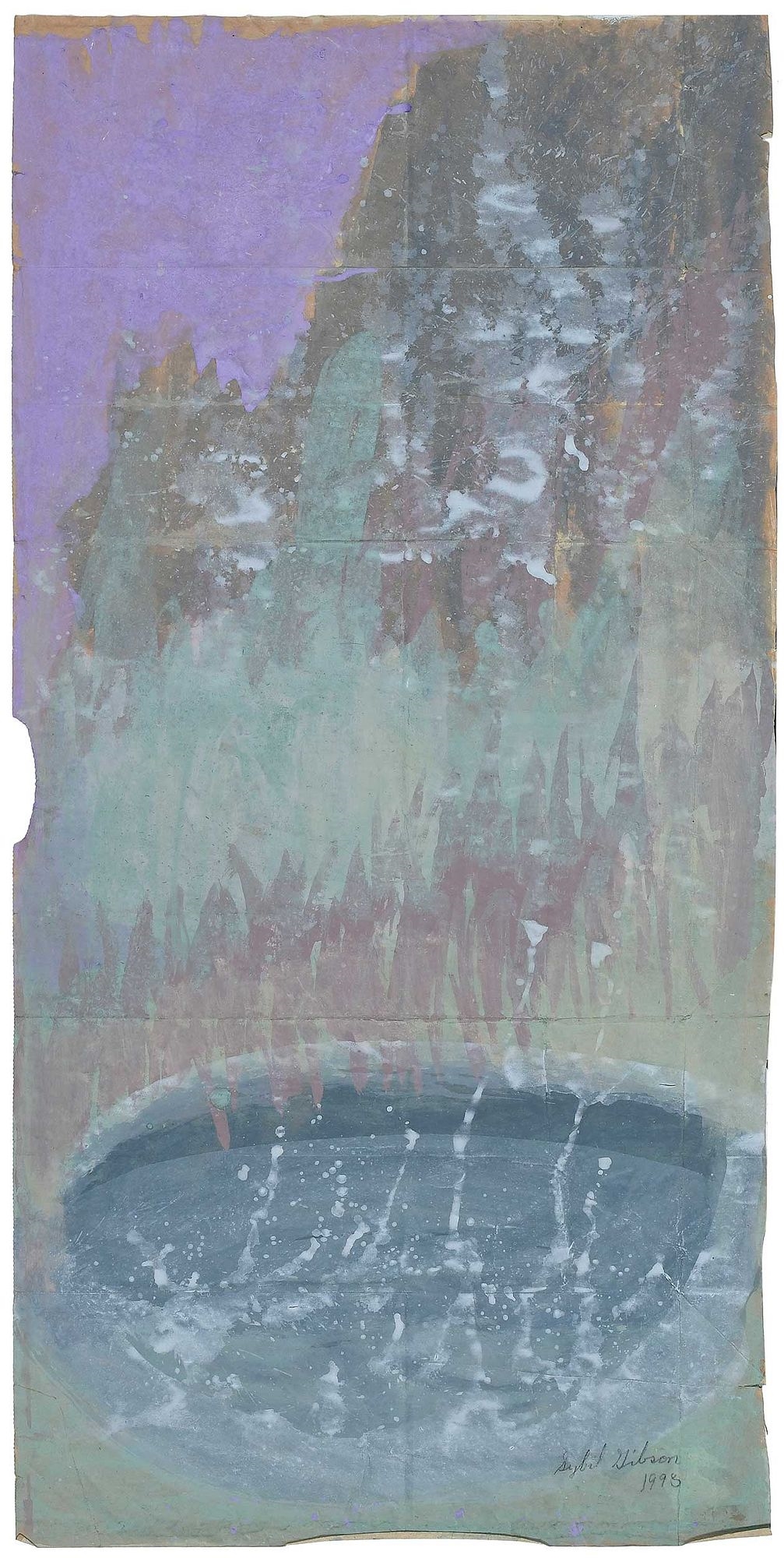 Sybil Gibson | Three Paintings: Potted Plant | MutualArt